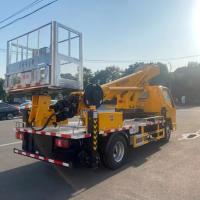 China 21m High Altitude Operation Truck Aerial Platform Truck Mounted Crane Vehicle for Work for sale