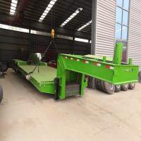 China 3 Year After-sales Service Heavy Duty Hydraulic 3 Axle 60 Ton Lowboy Semi Trailers for sale