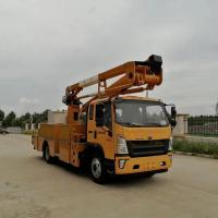 China 4x2 Drive Wheel Truck Mounted 25m Aerial Work Vehicle with Platform and Cutoff Brake for sale