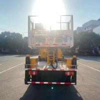 China 4x2 Drive Wheel Truck Mounted 25m Aerial Work Vehicle with Platform and Cutoff Brake for sale