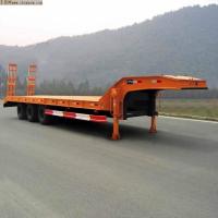 China Heavy Duty Flatbed Mafi Semi Trailer with Mac Pherson Type Suspension and Low Chassis for sale