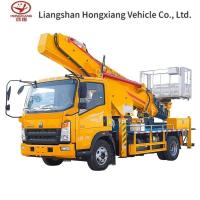 China Customizable 24m Altitude Operation Truck Aerial Work Vehicle with Basket 4x2 Drive Wheel for sale