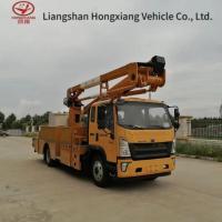 China 1 Year After-sales Service 14m Telescopic Boom Aerial Ladder Aerial Working Vehicle for sale