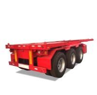 China 40FT Container Transport Truck Skeleton Trailer Semi-Trailer for Safe Transportation for sale