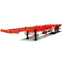 China 40FT Container Transport Truck Skeleton Trailer Semi-Trailer for Safe Transportation for sale