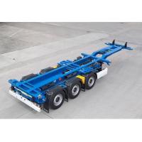 China Dual Line Braking System 3-Axle 40-Foot Container Transport Skeleton Trailer Semi-Trailer for sale