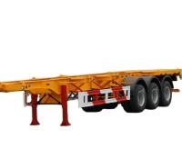 China 3-Axle 40-Foot Container Skeleton Chassis Semi-Trailer and Low Total Cost of Ownership for sale