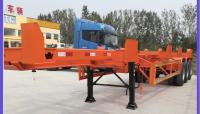 China 3-Axle 40-Foot Container Skeleton Chassis Semi-Trailer and Low Total Cost of Ownership for sale