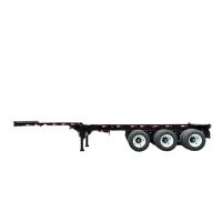 China 3-Axis Skeleton Container Semi-Trailer for 20 Feet to 40 Feet Extended Container Chassis for sale