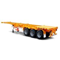 China 2/3/4 Axles Skeleton Frame Chassis Container Trailer with Multi-link Suspension System for sale