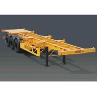 China 2/3/4 Axles Skeleton Frame Chassis Container Trailer with Multi-link Suspension System for sale