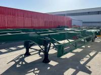 China 20FT Container Skeleton Semi-Trailer with Medium Duty 5.5 Tons Truck Trailer Chassis for sale