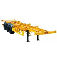 China Customizable Shandong Made Frame Skeleton Semi-Trailer for 40 FT Container Transport for sale
