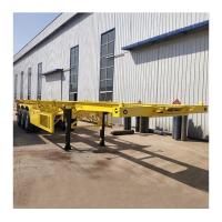 China Dual Line Braking System Gooseneck Semi Chassis Parts Skeleton Trailer with Materials for sale