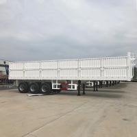 China 50 Ton Sidewall Fence Freight Truck Trailer Semi Trailer ABS Anti-lock Braking System 1 for sale