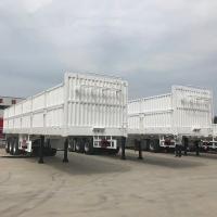 China 50 Ton Sidewall Fence Freight Truck Trailer Semi Trailer ABS Anti-lock Braking System 1 for sale