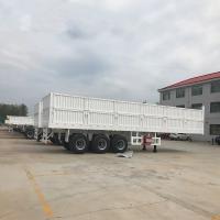 China 50 Ton Sidewall Fence Freight Truck Trailer Semi Trailer ABS Anti-lock Braking System 1 for sale