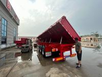 China 50 Ton Sidewall Fence Freight Truck Trailer Semi Trailer ABS Anti-lock Braking System 1 for sale