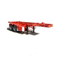 China Immobilize Dual Line Braking System Skeleton Semi-Trailer for Cargo Transportation for sale