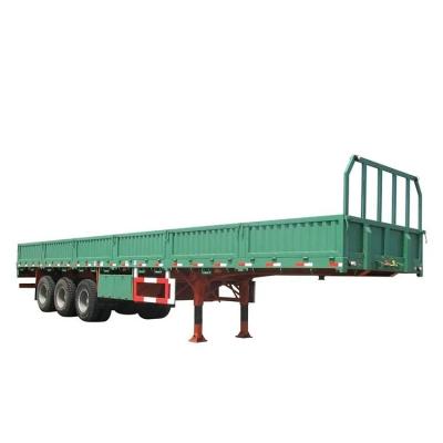 China ABS Anti-lock Braking System 60 Tons Bulk Cargo Multi-Function Side Wall Semi-Trailer for sale