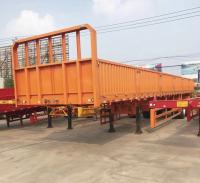 China Tire Number 8.12.16 EHL9400TPB 3-Axle 40-80 Ton Sidewall Fence Trailer Semi-Trailer for sale