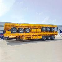 China Self-dumping 3 Axis Light Duty Cargo Transport Semi-Trailer with Side Wall Fence for sale