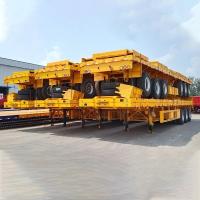 China Self-dumping 3 Axis Light Duty Cargo Transport Semi-Trailer with Side Wall Fence for sale