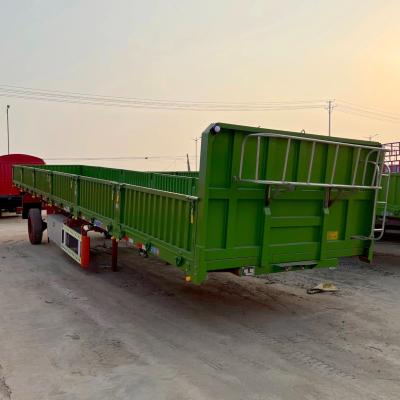 China 1820mm Tread 2/3/4 Axle Side Wall Trailer Fence Cargo Semi-Trailer for Transportation for sale