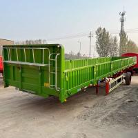 China 1820mm Tread 2/3/4 Axle Side Wall Trailer Fence Cargo Semi-Trailer for Transportation for sale