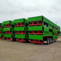 China 1820mm Tread 2/3/4 Axle Side Wall Trailer Fence Cargo Semi-Trailer for Transportation for sale