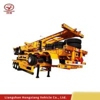 China Tandem Skeleton Semi-Trailer 3-Axle Semi Trailer Tread 1820mm Tire Number 8/12/16 for sale