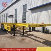 China Tandem Skeleton Semi-Trailer 3-Axle Semi Trailer Tread 1820mm Tire Number 8/12/16 for sale