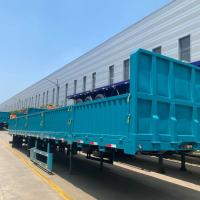 China 5.5 Tons 3-Axis Sidewall Multi-Function Dump Semi-Trailer for Heavy-Duty Applications for sale