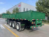 China 5.5 Tons 3-Axis Sidewall Multi-Function Dump Semi-Trailer for Heavy-Duty Applications for sale