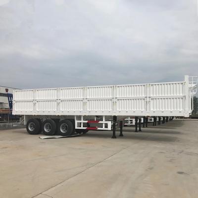 China EHL9400Z Side Wall Dump 3 Axle Semi Trailer with Customization Possibilities for sale