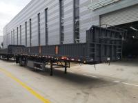 China EHL9400Z Side Wall Dump 3 Axle Semi Trailer with Customization Possibilities for sale