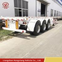 China 20FT 40FT Skeleton Semi Trailer with 8/12/16 Tire Number and ABS Anti-lock Braking System for sale