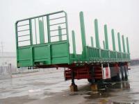China 1 Year After-sales Service 3 Axles Skeleton Chassis Truck Container Flatbed Trailer for sale
