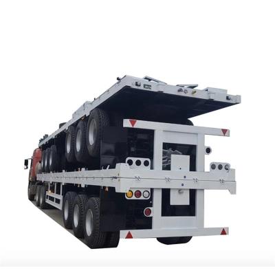 China ABS Anti-lock Braking System 3-Axis Skeleton Container Semi-Trailer for Medium Duty for sale