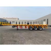 China Medium Duty Grade 3 Axles 40FT Skeleton Container Semi Trailer with Customized Colour for sale
