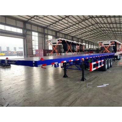 China Customization 3 Axles 20FT/40FT Container Skeleton Trailer for Fuel Tanker Semi-Trailer for sale