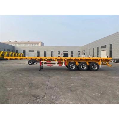 China 50-Ton 3-Axle Skeleton Semi-Trailer with Medium Duty Grade and Poor Road Adaptability for sale