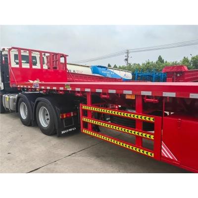 China Container Lock 20FT 40FT Container Frame Skeleton Semi Trailer with 5.5 tons Capacity for sale