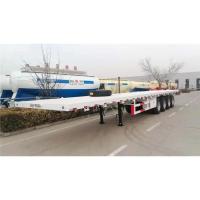 China Container Lock 20FT 40FT Container Frame Skeleton Semi Trailer with 5.5 tons Capacity for sale