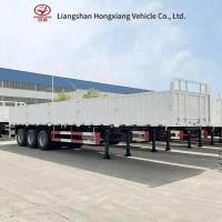 China 3axles 4axles 40-80tons Side Wall Semi Trailer with 12 Twist Lock Drop Side Trailer for sale
