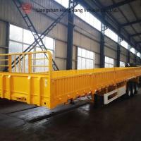 China Light Duty Grade 3 Axles 13m Steel Cargo Trailer for Your Transportation for sale