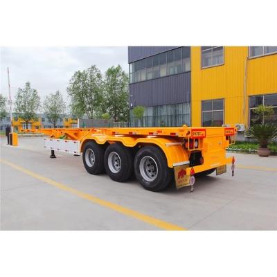 China Container Semi Trailer for Tractor Head featuring ABS Anti-lock Braking System for sale