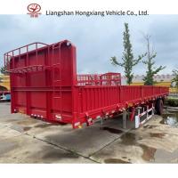 China Steel 40FT Side Wall Semi Trailer for Heavy Load and Large Scale Wood Logging Transport for sale