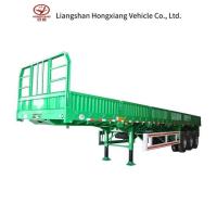 China Steel 40FT Side Wall Semi Trailer for Heavy Load and Large Scale Wood Logging Transport for sale