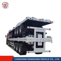 China Medium Duty Low 40feet 3 Axle Skeleton/Skeletal Semi Trailer for Smooth Transportation for sale